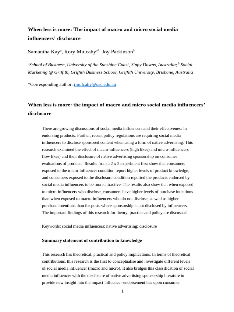 When Less Is More-The Impact of Macro and Micro Social Media ...