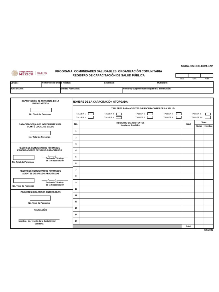 Sinba Sis Org Com Cap 2021 20201218 | PDF