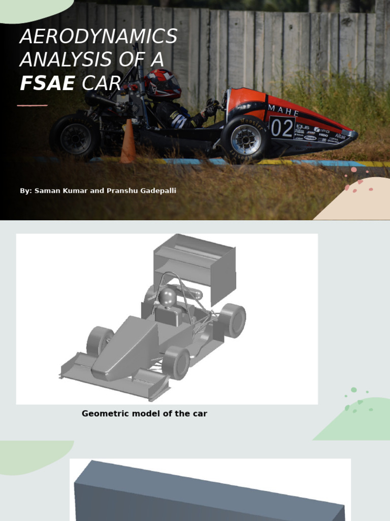 CFD of FSAE Car | PDF