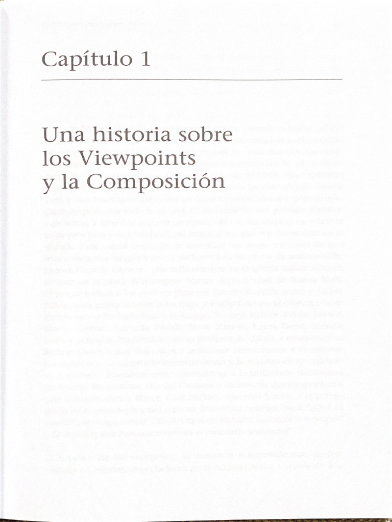 Fragmento de El libro de los viewpoints_ Anne Bogart y Tina Landau | PDF