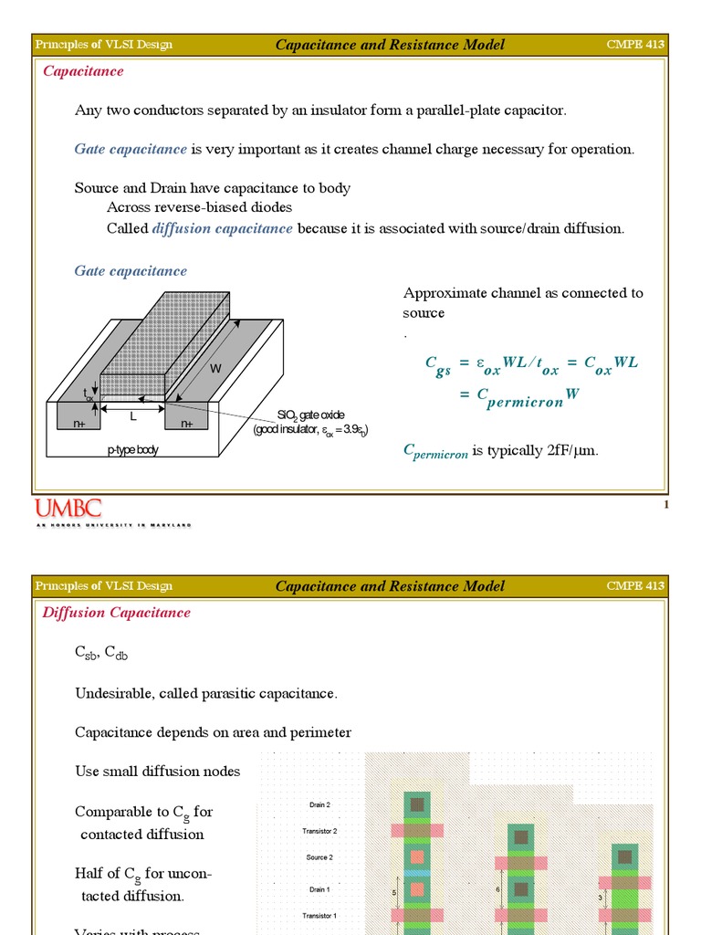 Chap2 Lect06 RC Model | PDF | Capacitance | Field Effect Transistor