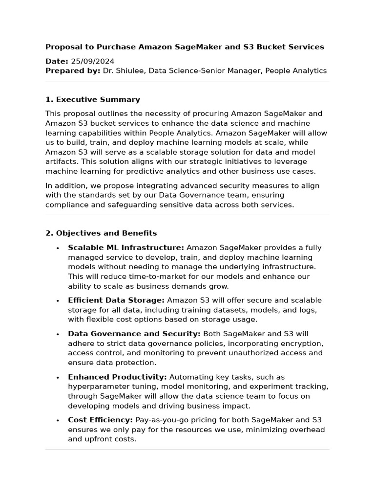 AWS-Proposal | PDF | Amazon Web Services | Computer Science
