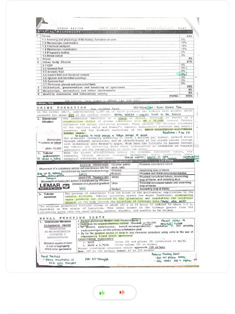 AUBF Lemar Reviewer | PDF