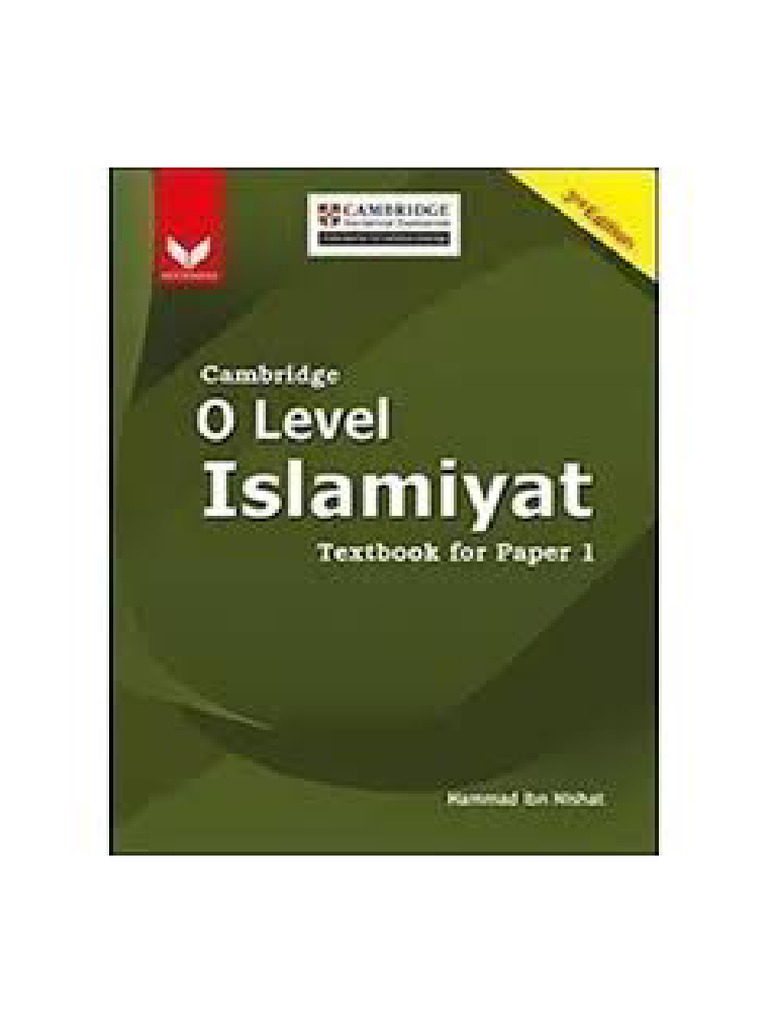 O Level Islamiyat Cambridge Textbook For P1 | PDF