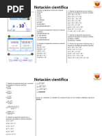 Notacion Cientifica Ejercicios Resueltos PDF | PDF | Notación Matemática | Notación