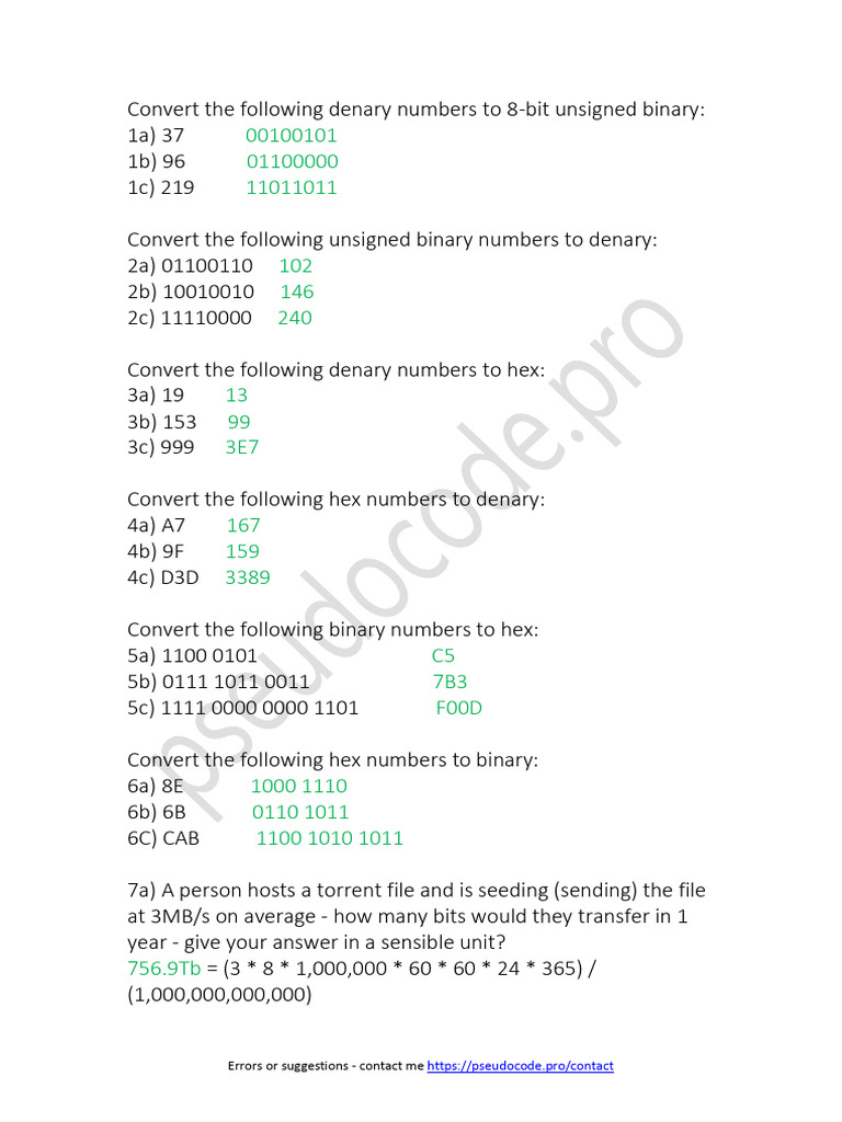 Unit 1 - Information Representation Answers | PDF | Data Compression | Sampling (Signal Processing)