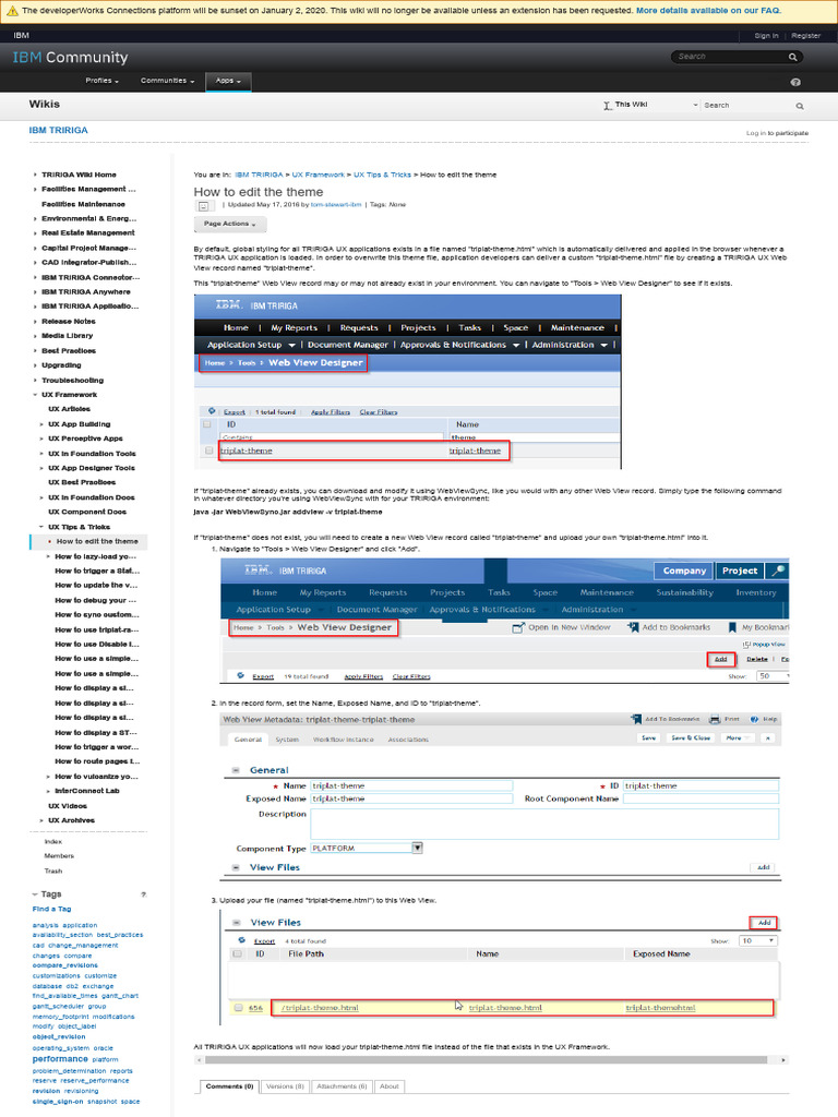 Edit TRIRIGA UX Theme Guide | PDF | Wiki | Computing