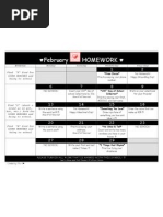 September Homework Calendar | PDF | Schools