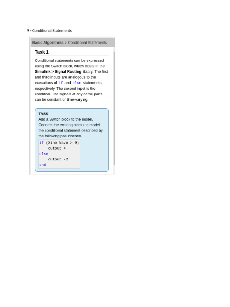 9 - Conditional Statements | PDF