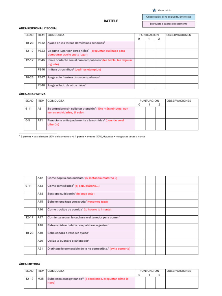 BATTELE Con Criterios | PDF | Las emociones | Conceptos psicologicos