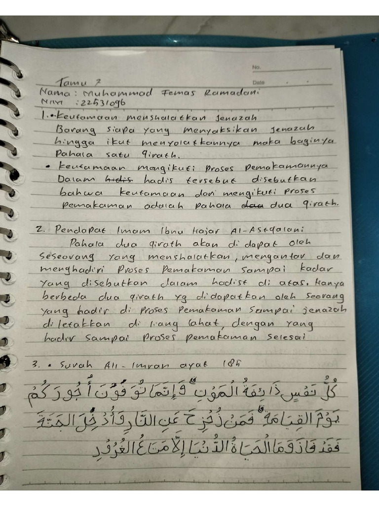 Tamu 7 Muhammad Femas Ramadani | PDF