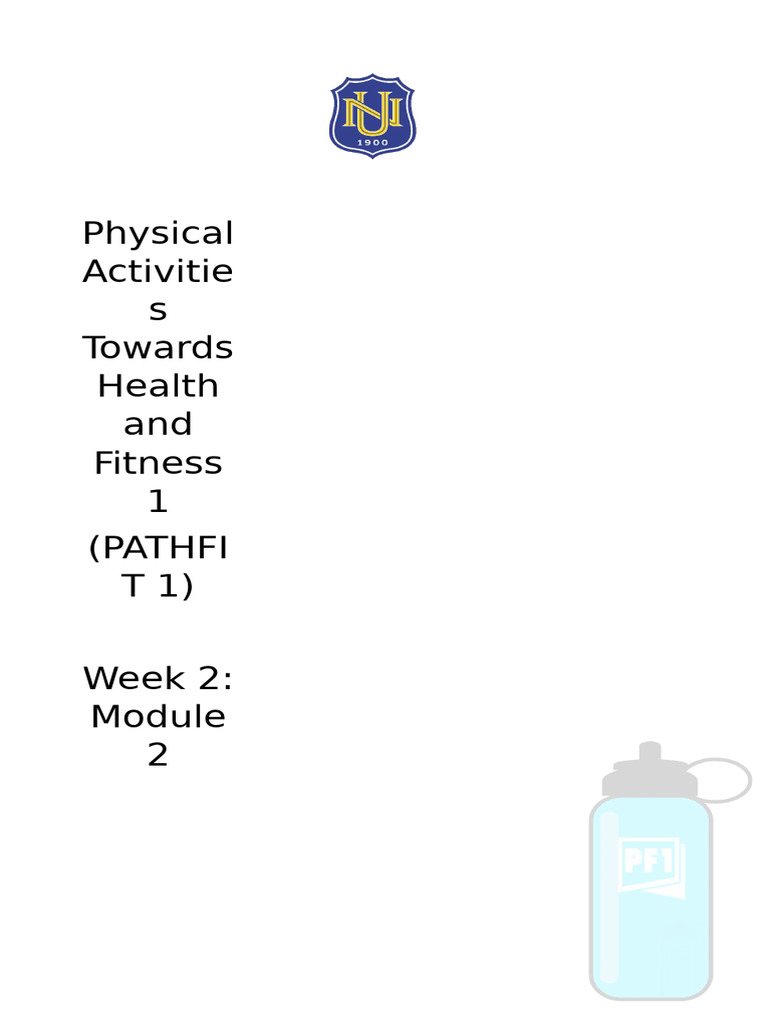 Pathfit 1 Module 2 SY 24 25 | PDF | Physical Fitness | Psychology