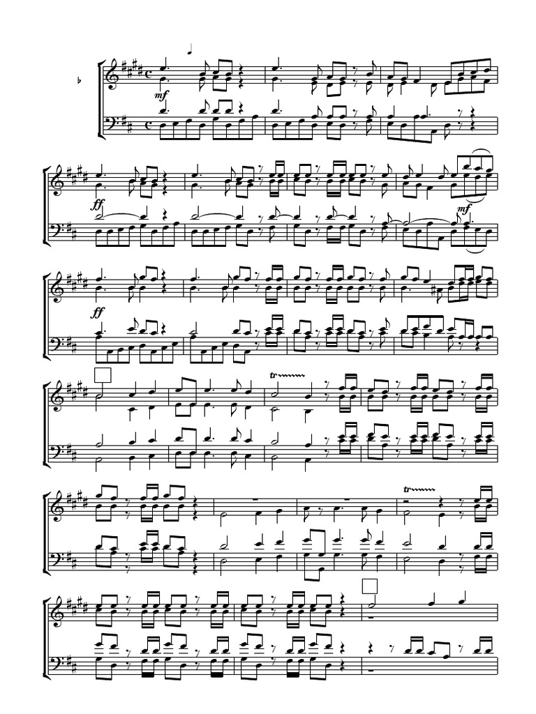 Handel Alleluja Partitura | PDF