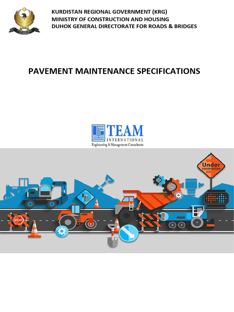 Concrete Pavement Maintenance Specifications_9-2022[1] | PDF | Concrete ...
