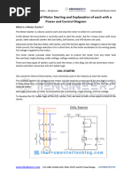 DOL Starter (Three Phase) in PLC Using Ladder Diagram | PDF