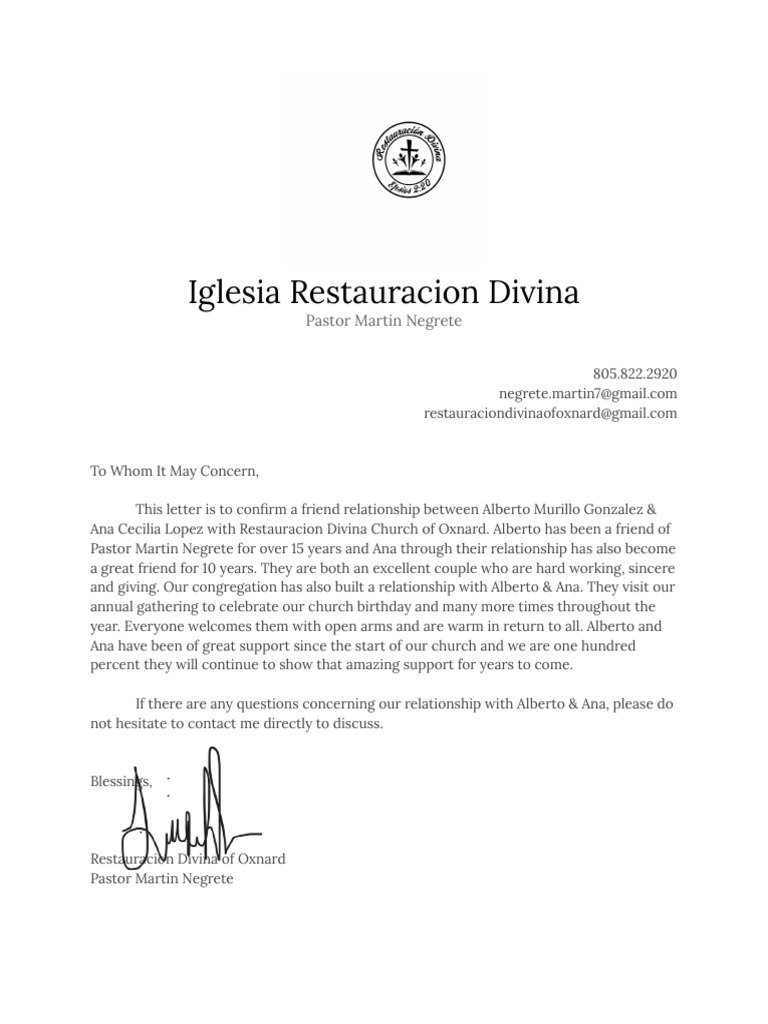 Hermano Alberto Letter | PDF