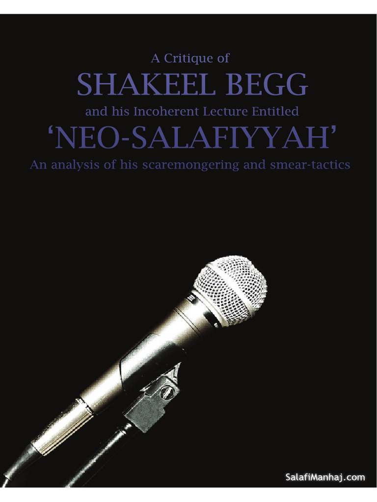 SalafiManhaj_ShakeelBegg | PDF | Salafi Movement | God In Islam