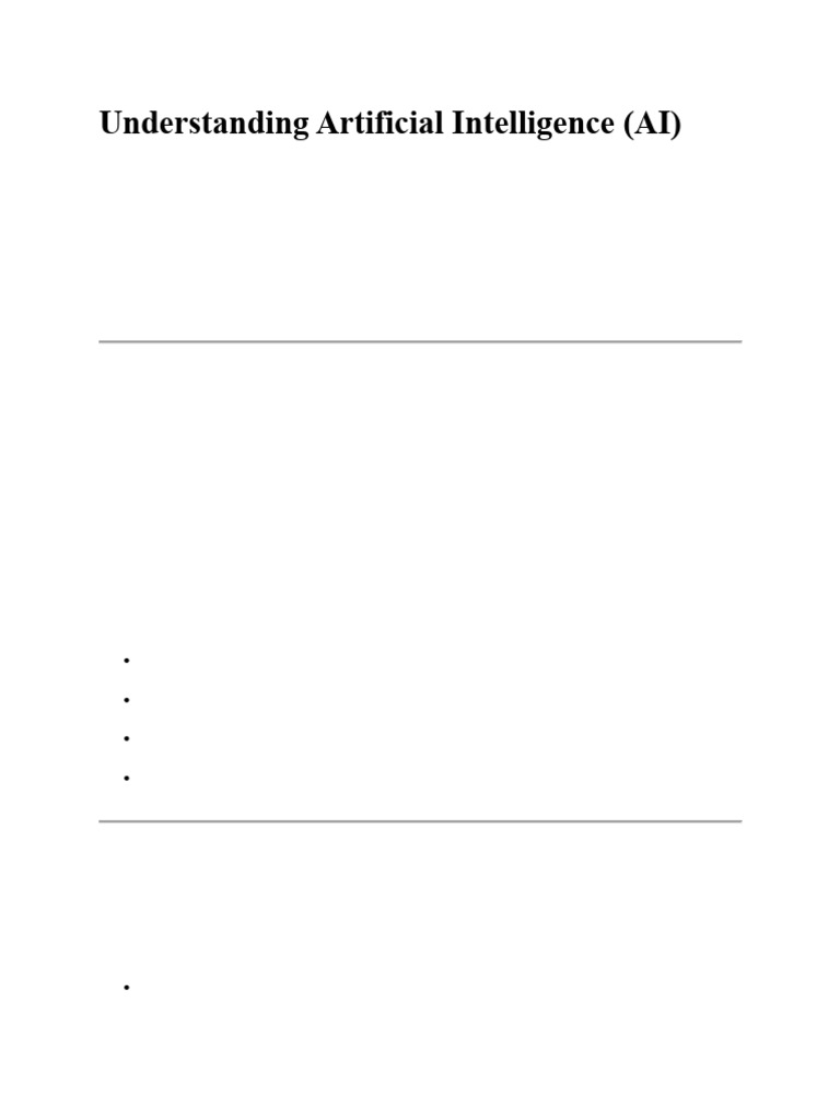 Understanding Artificial Intelligence | PDF | Artificial Intelligence ...
