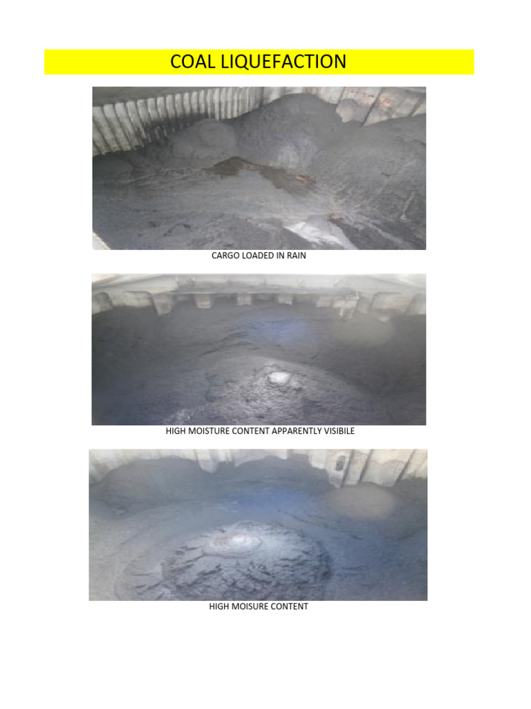 Coal Cargo Liquefaction | PDF