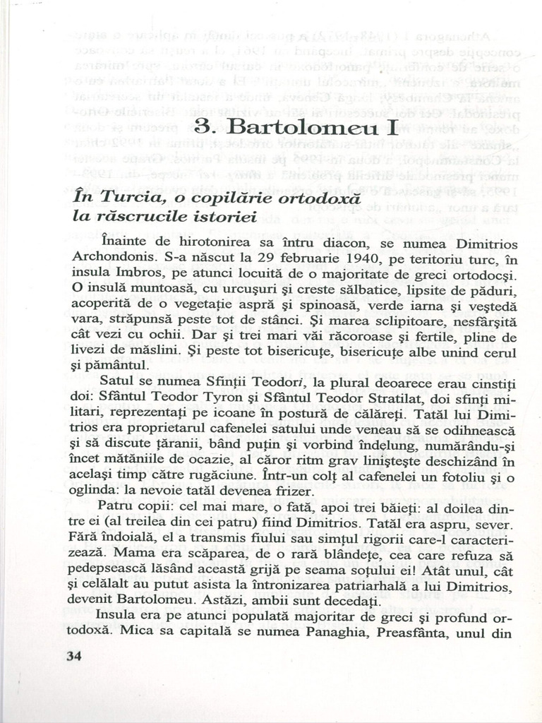 ADEVAR SI LIBERTATE - Bartolomeu I Al Constantinopolului | PDF