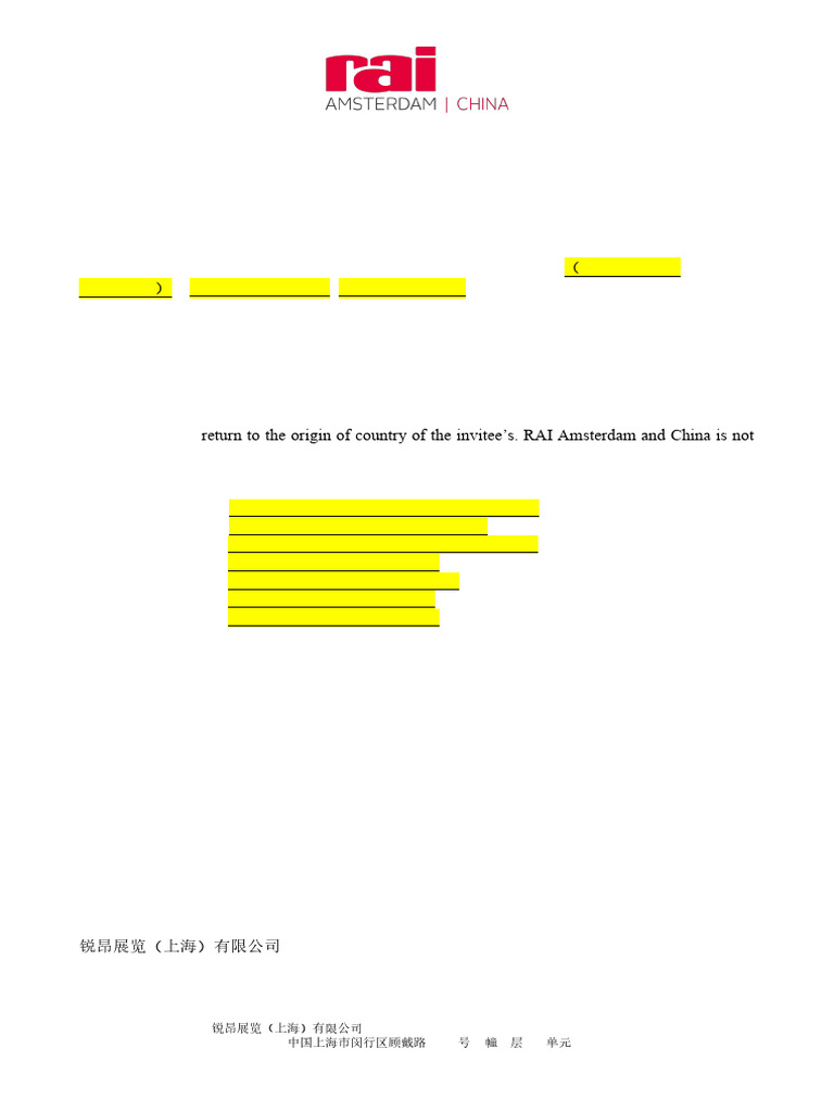 RAI China Invitation Letter-final | PDF