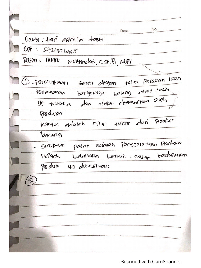 Uas Bu Nunik Tari Aprilia | PDF