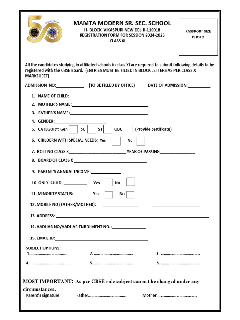 Xi Registration 2024 | PDF