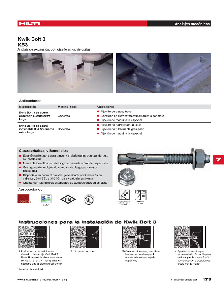 Perno de Anclaje | PDF