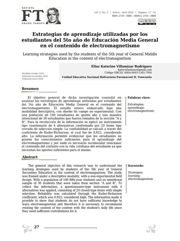 Articulo No 2 | PDF | Aprendizaje | Enseñando