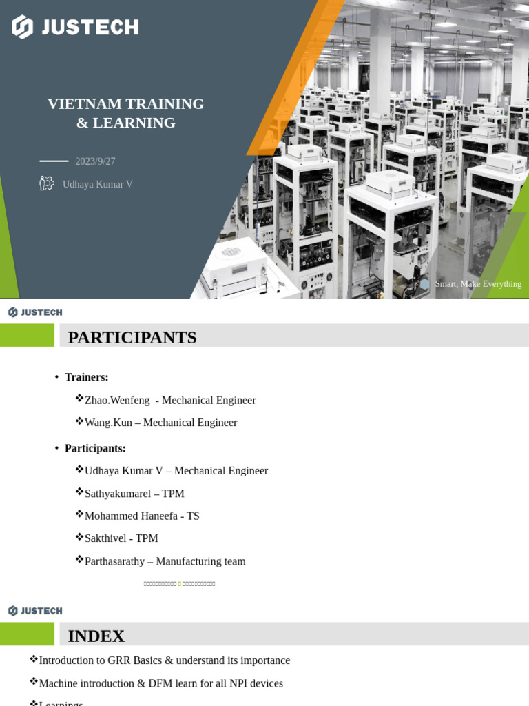 Training and Learning-Udhaya Kumar V | PDF | Valve | Electric Motor