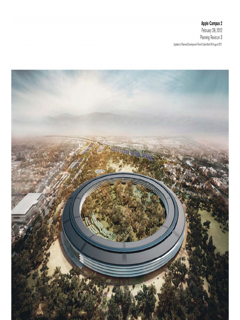 Apple Park Foster + Partners 0 | PDF | Sidewalk | Cycling Infrastructure