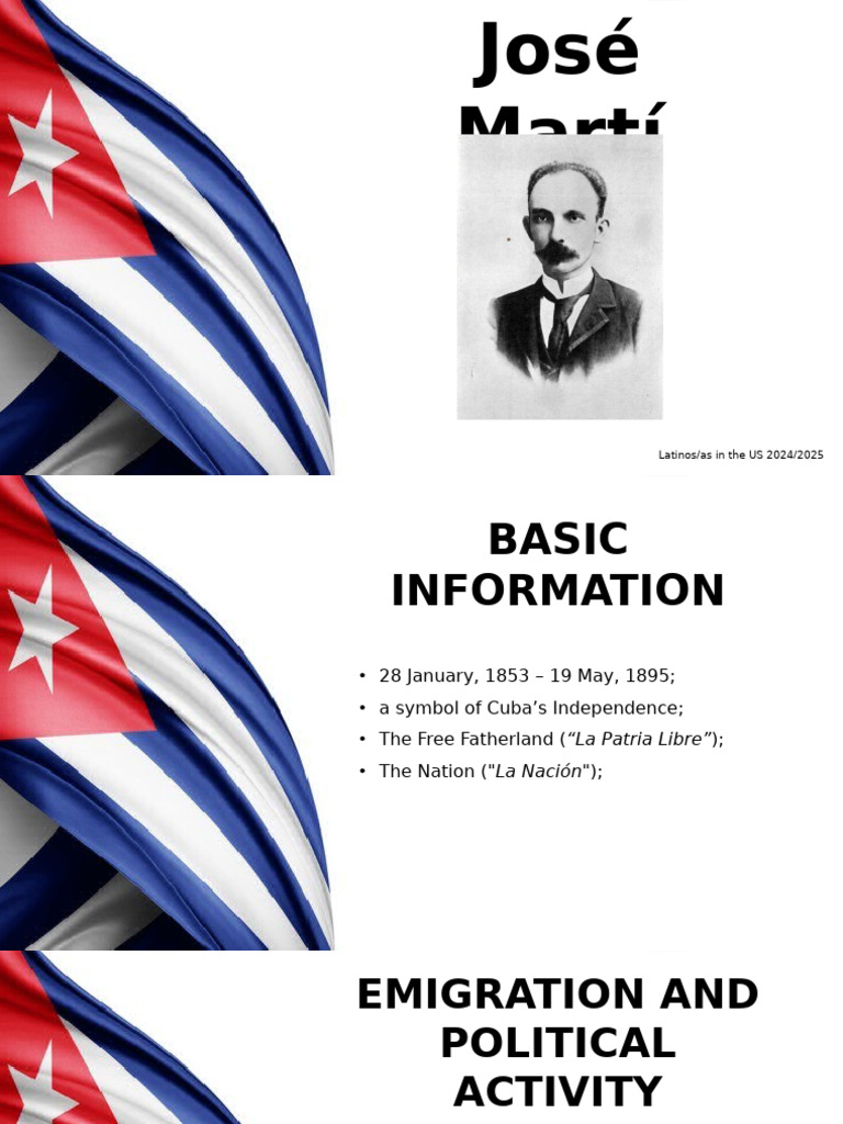 José Martí - presentation | PDF