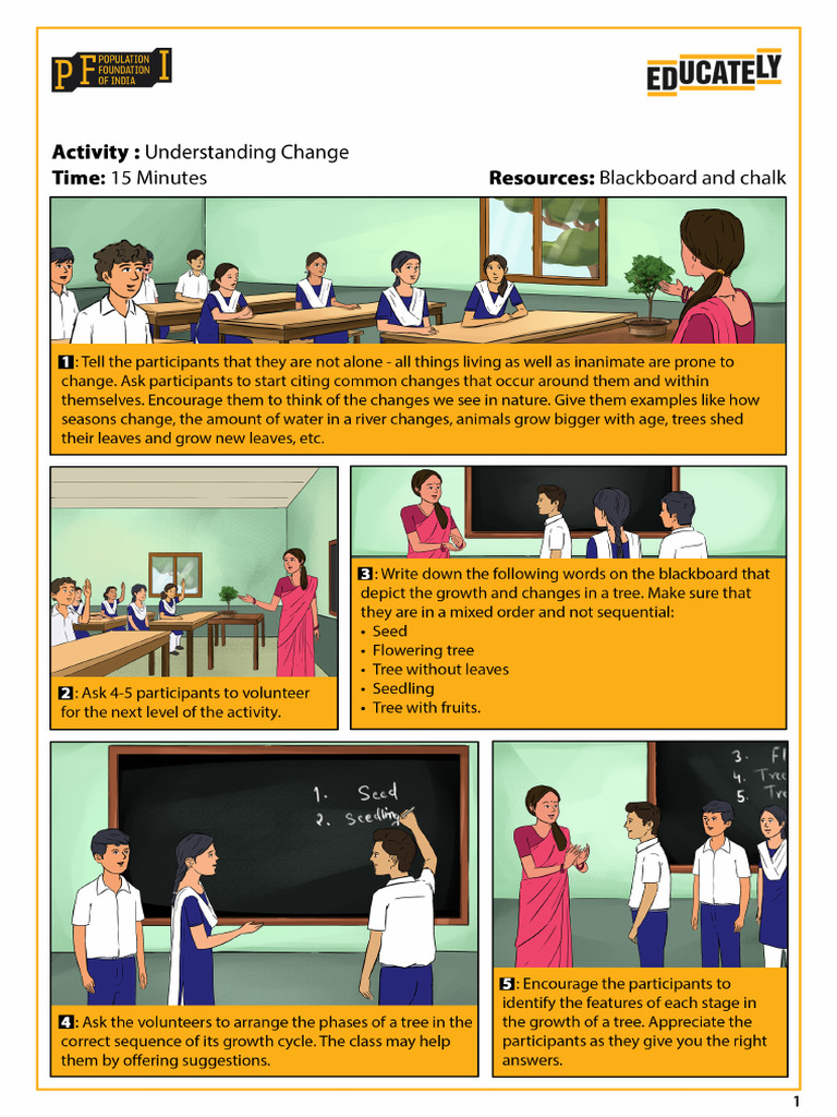 Activity Understanding Change | PDF