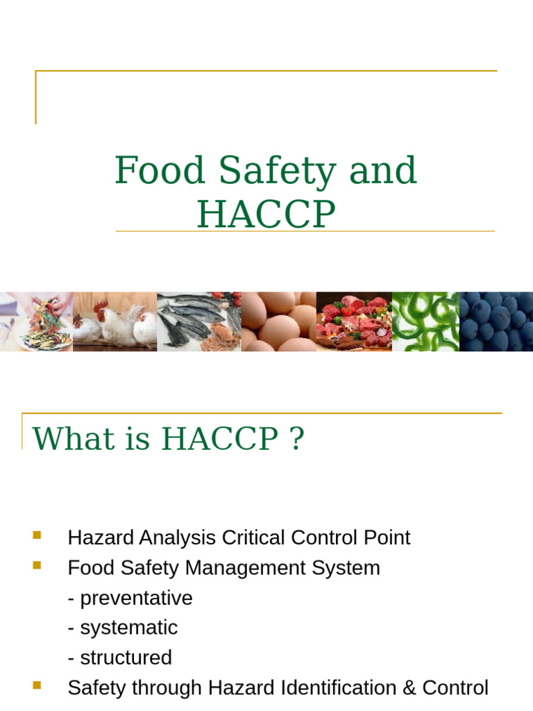 Understanding HACCP for Food Safety | PDF | Hazard Analysis And ...