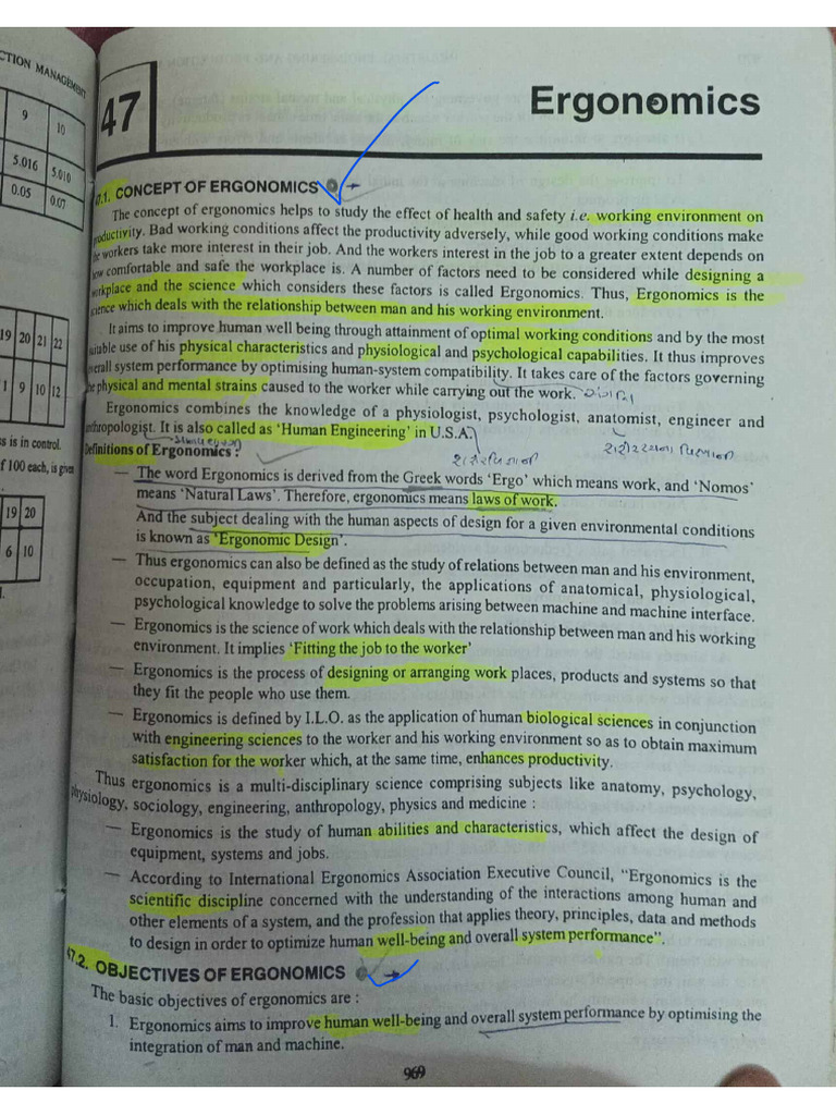 Industrial Engineering (Ergonomics) | PDF