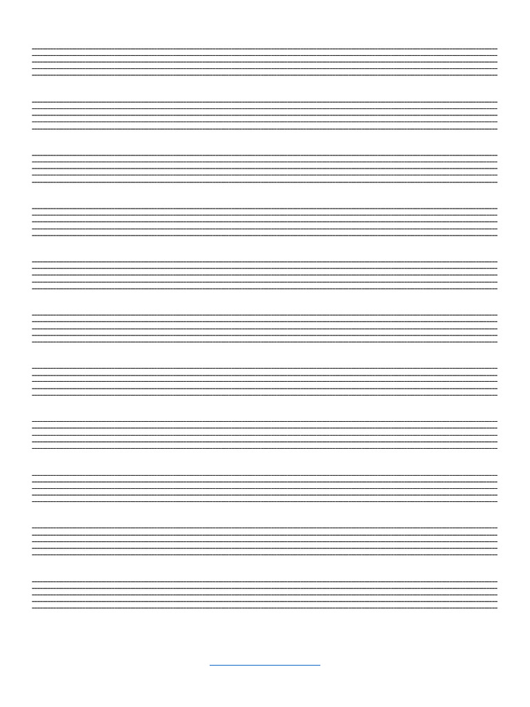 Guía del Pentagrama Musical PDF | PDF