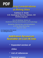 Channel and Placer Sampling Guide | PDF | Mining | Minerals