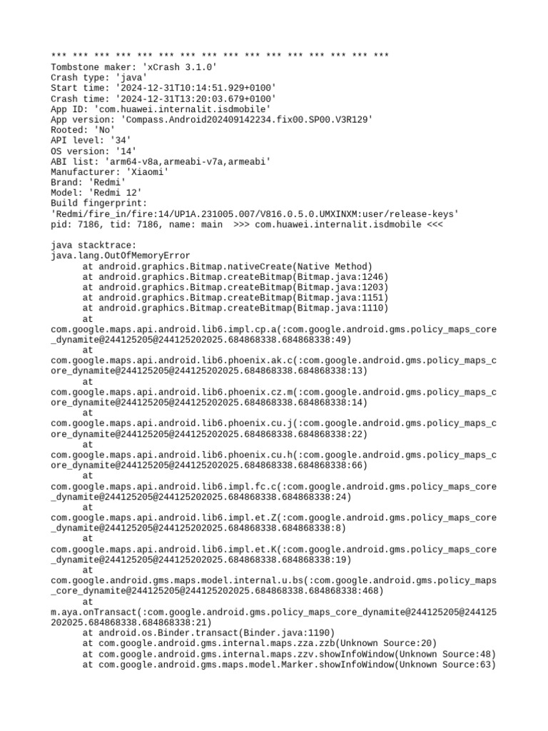 Java OutOfMemoryError in Huawei App | PDF | Zip (File Format) | Java (Programming Language)