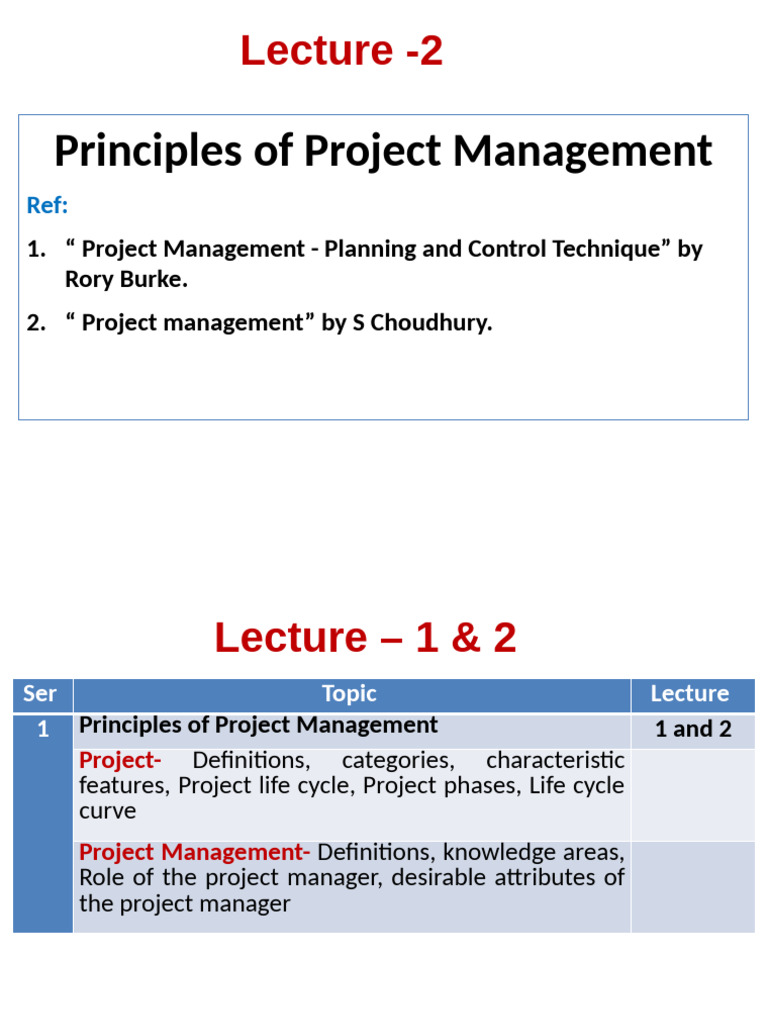 Lec 2 CE 401 | PDF | Project Management | Economies
