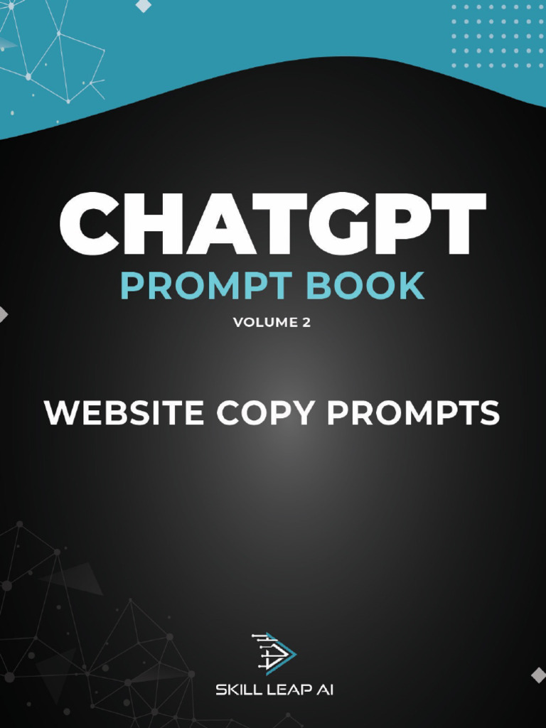 Skill Leap AI ChatGPT Prompt Book Vol 2 - Website Copy Prompts | PDF | Home Automation | Usability