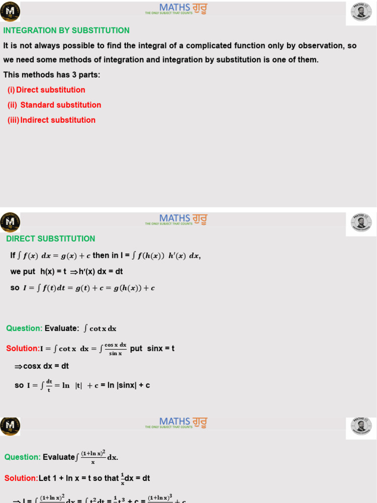 l 02 Integration | PDF | Mathematical Analysis | Mathematics