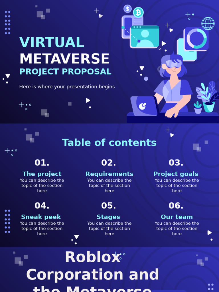 Virtual Metaverse Project Proposal by Slidesgo | PDF | Virtual Reality | Virtual World