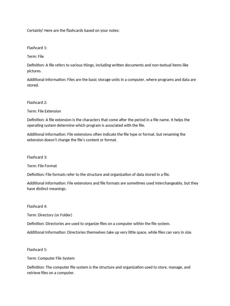 Document 9 Section 1 Helper | PDF | Computer File | File Format