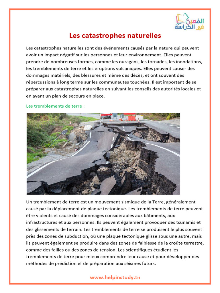 Les-catastrophes-naturelles | PDF | Cyclones tropicaux | Tempêtes