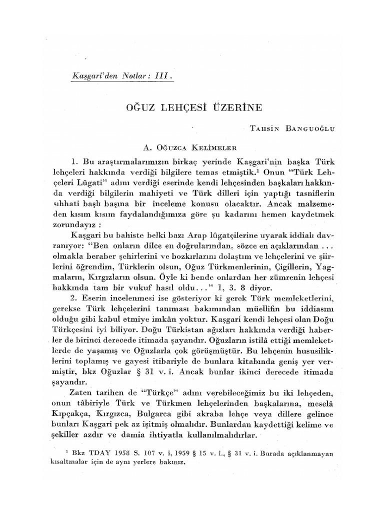 Ka Gari Den Notlar III - O Uz Leh Esi Zerine[#440257]-500266 | PDF