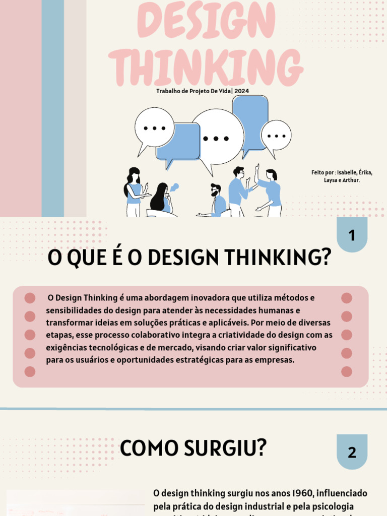 História e Etapas do Design Thinking | PDF