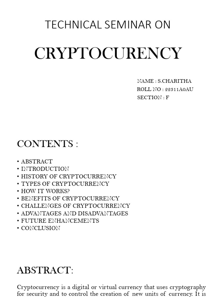 CRYPTOCURRENCY-1 | PDF | Cryptocurrency | Bitcoin