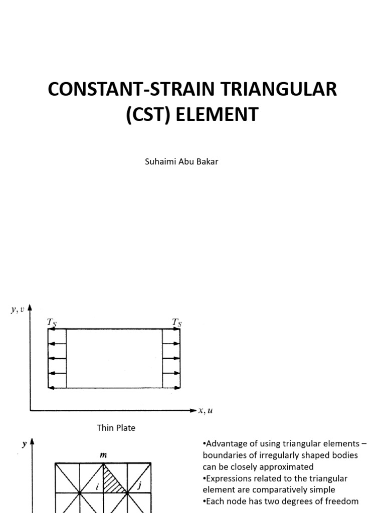 Constant Strain Triangle | PDF | Mathematical Objects | Matrix Theory