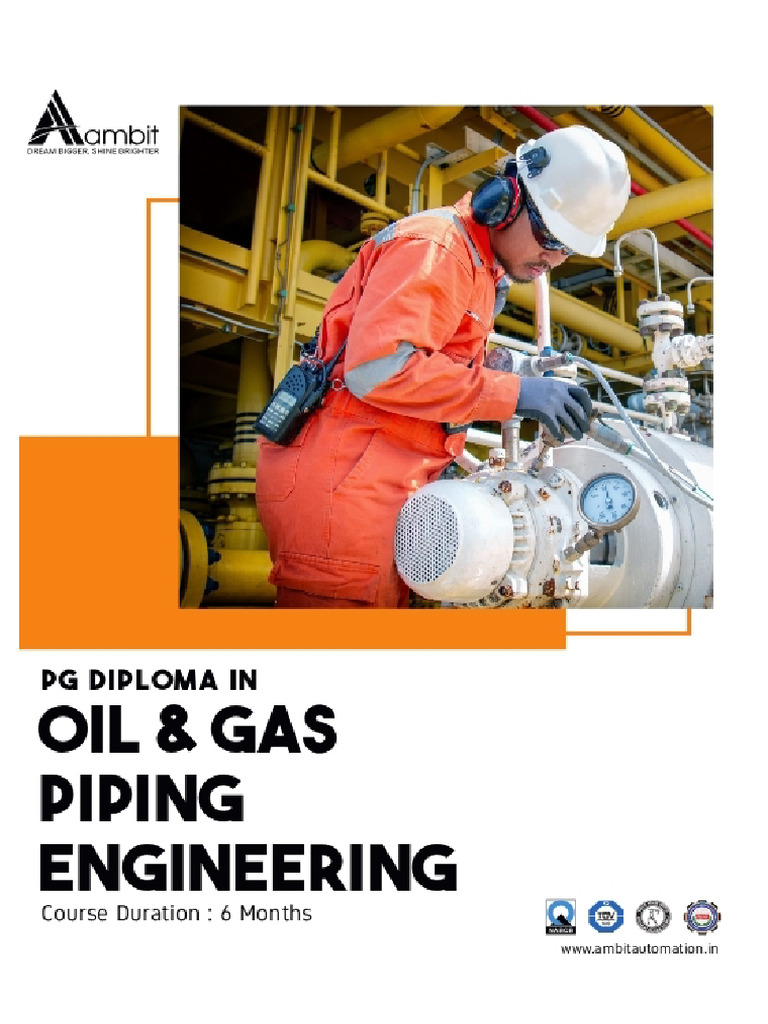 PG Diploma in Oil & Gas Piping Engineering | PDF