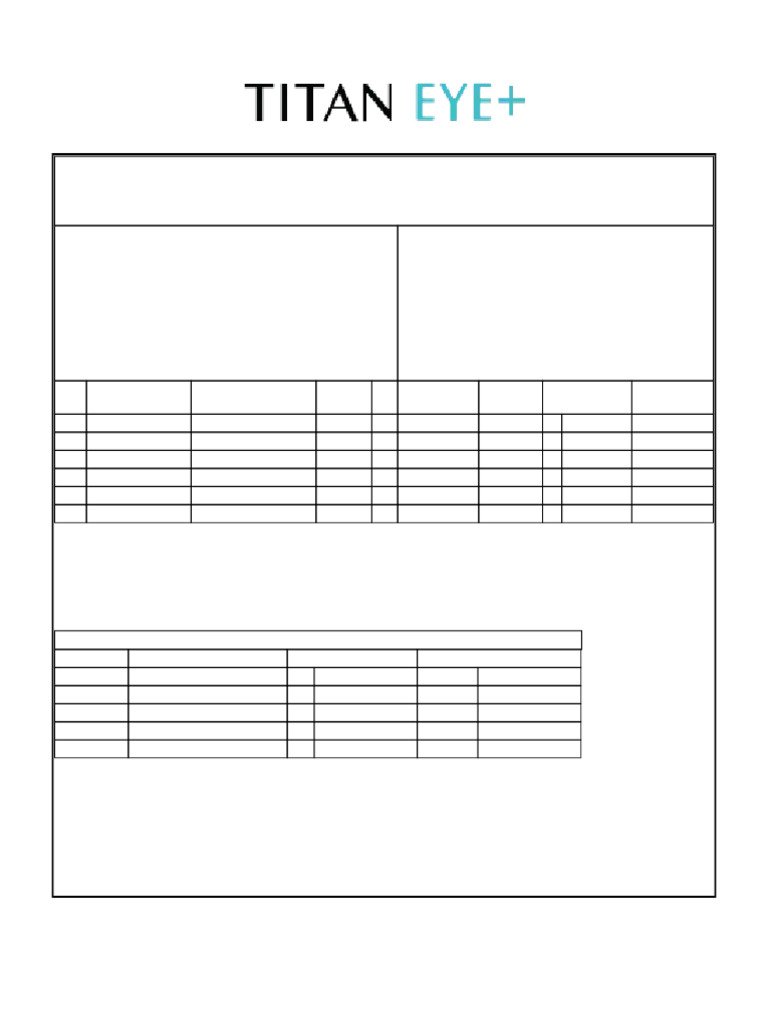 Titan Eye Plus Invoice PDF Glasses
